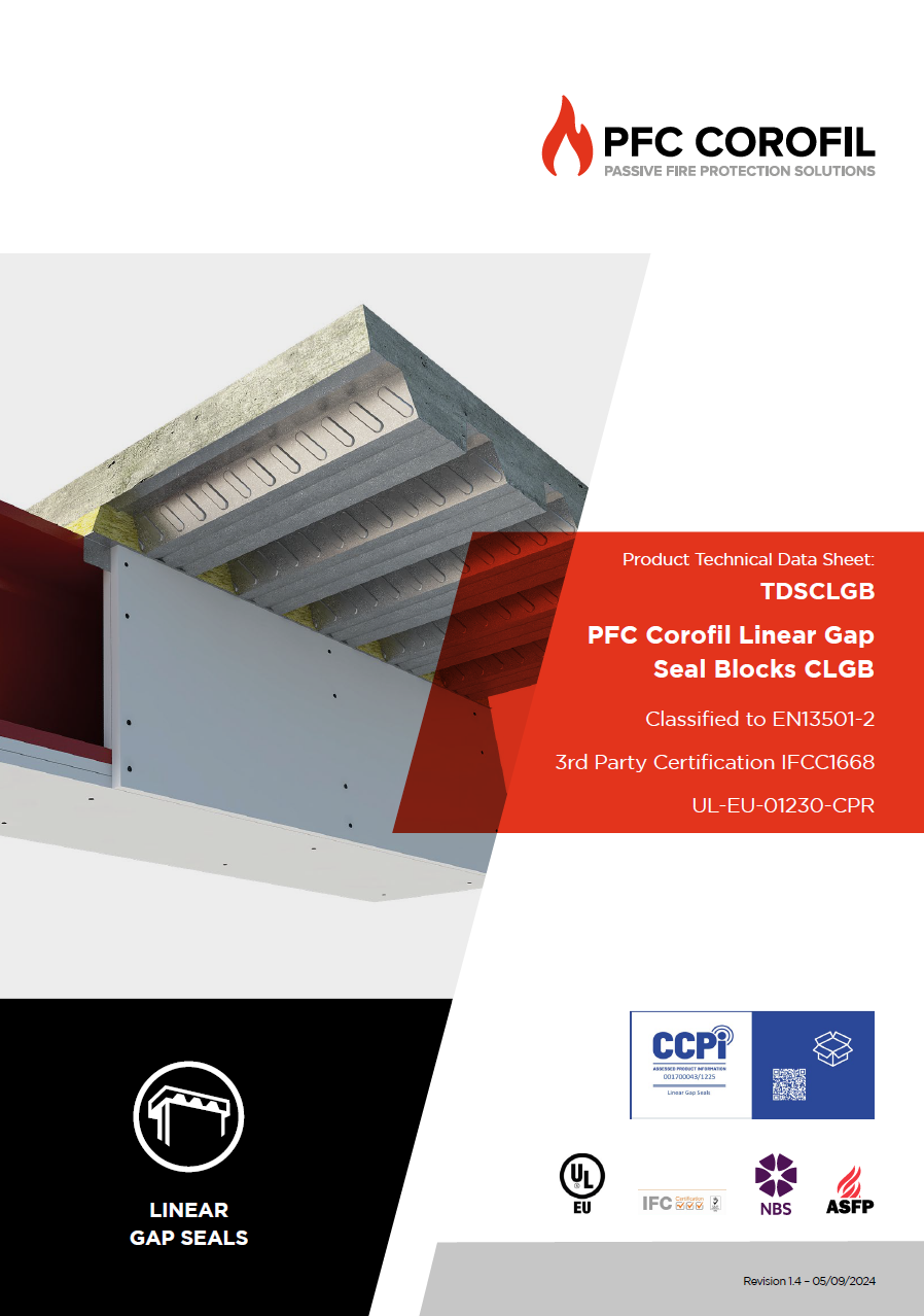 PFC Corofil Linear Gap Seal Block CLGB | PFC Corofil