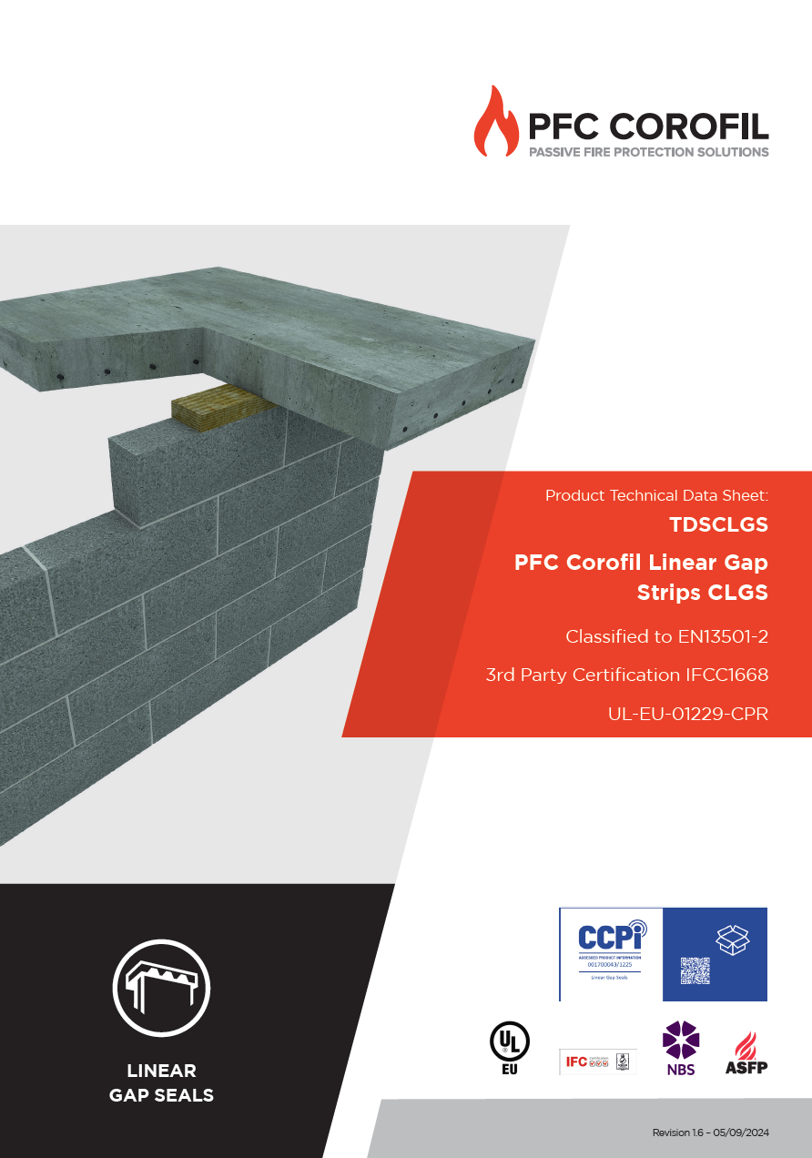 PFC Corofil Linear Gap Seal Strip CLGS | PFC Corofil