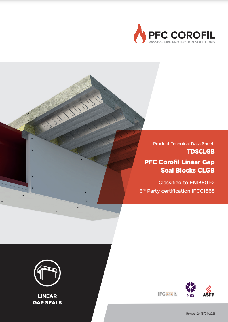 PFC Corofil Linear Gap Seal Block CLGB | PFC Corofil