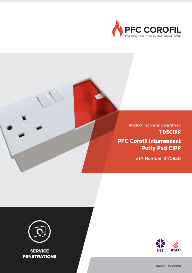 PFC Corofil Intumescent Putty Pad CIPP | PFC Corofil