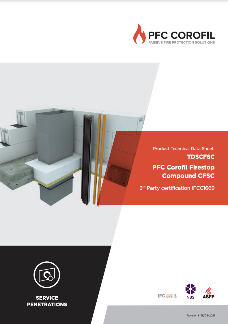 PFC Corofil Firestop Compound CFSC | PFC Corofil